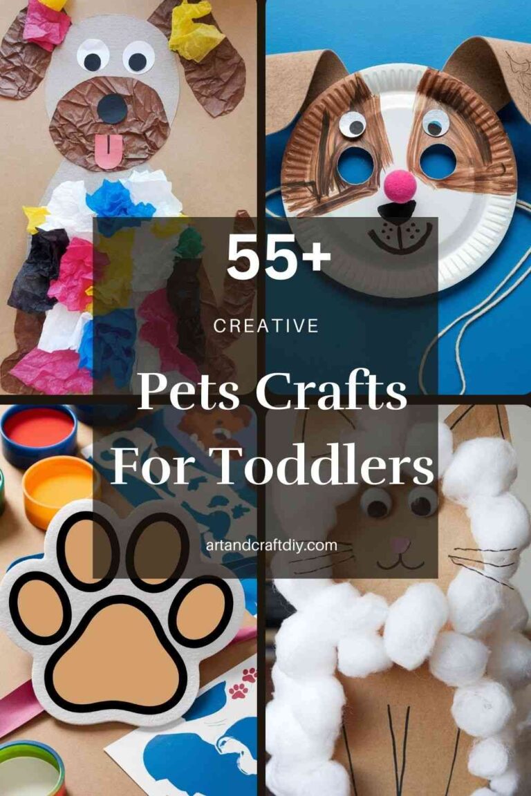 26+ Creative Pets Crafts For Toddlers - DIY Art and Crafts Ideas