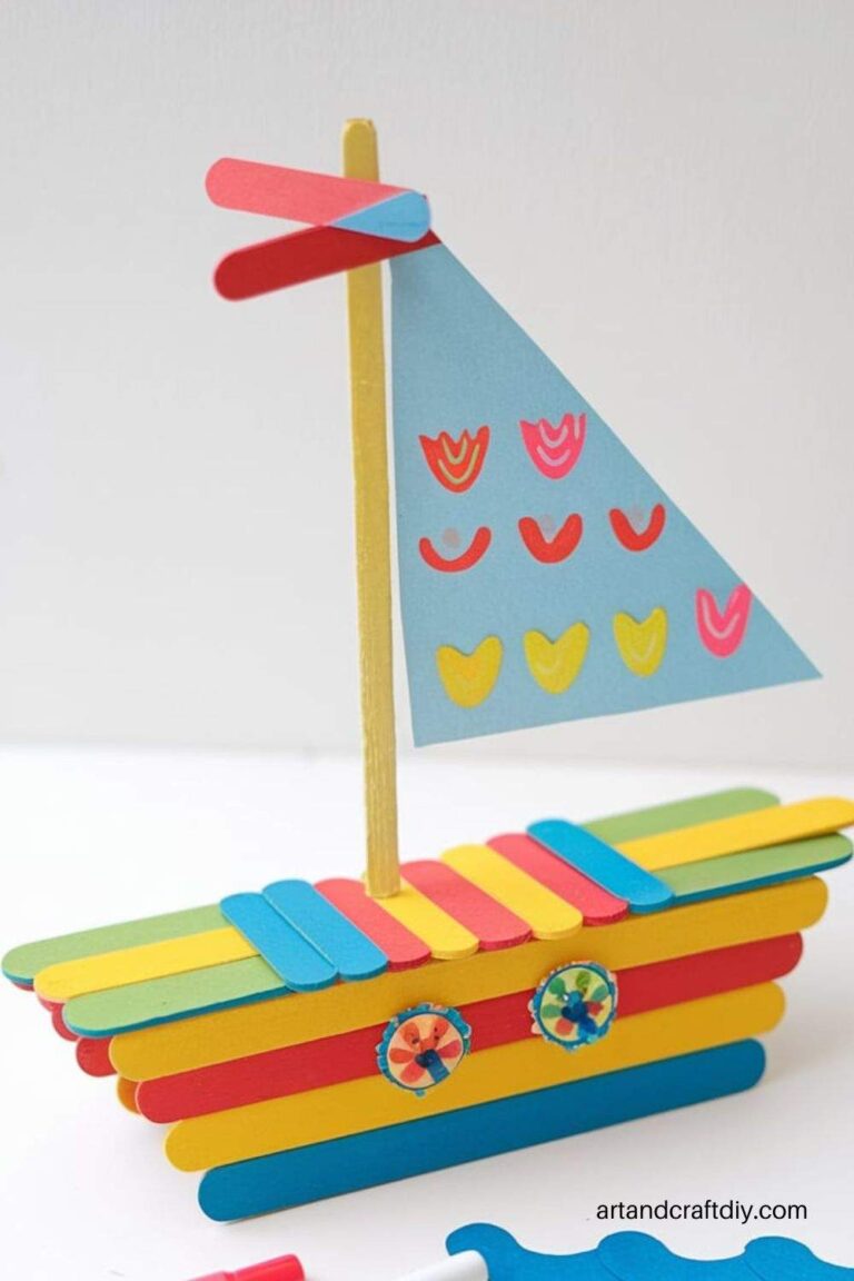 15+ Easy Craft For Kids With Popsicle Sticks - DIY Art and Crafts Ideas