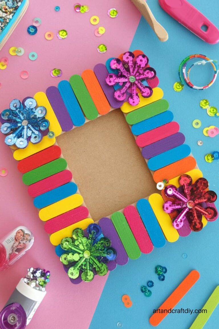 15+ Easy Craft For Kids With Popsicle Sticks - DIY Art and Crafts Ideas