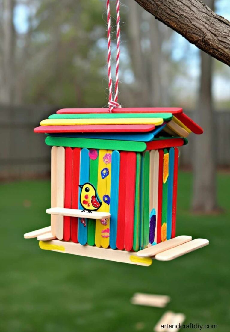 15+ Easy Craft For Kids With Popsicle Sticks - DIY Art and Crafts Ideas
