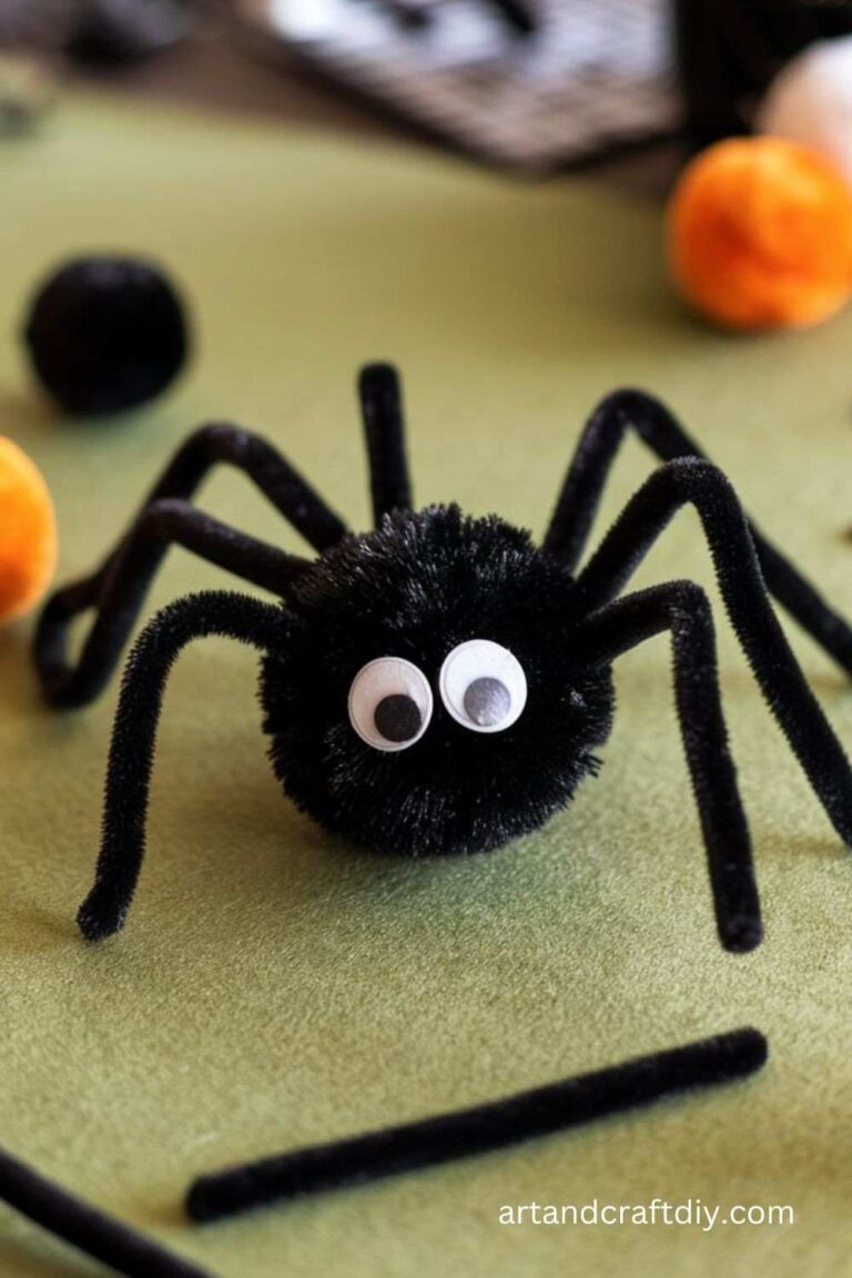 16+ Spooky & Simple Spider Crafts Ideas For Toddlers - DIY Art and ...
