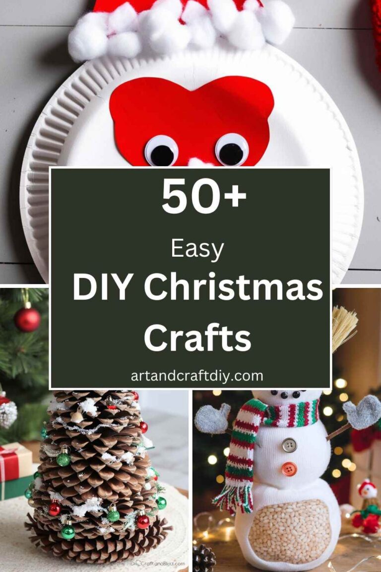 50+ Easy DIY Christmas Crafts - DIY Art and Crafts Ideas For Kids ...