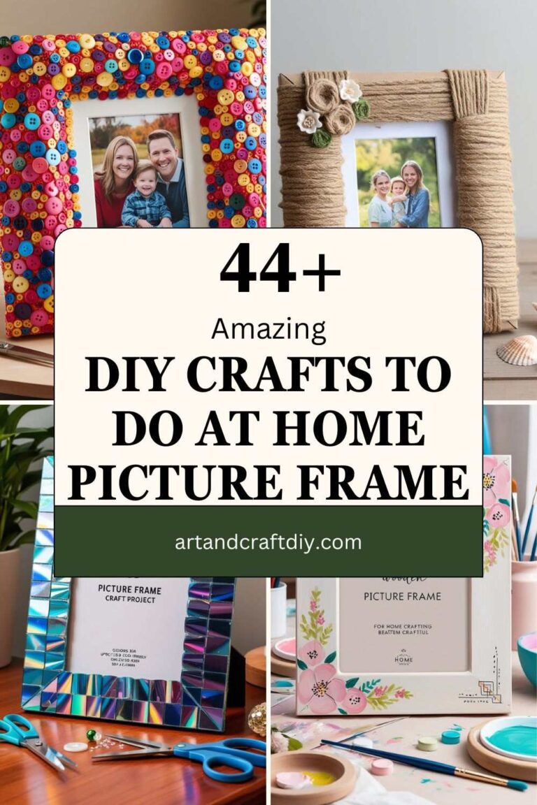 14+ Amazing DIY Crafts To Do At Home Picture Frame - DIY Art and Crafts ...