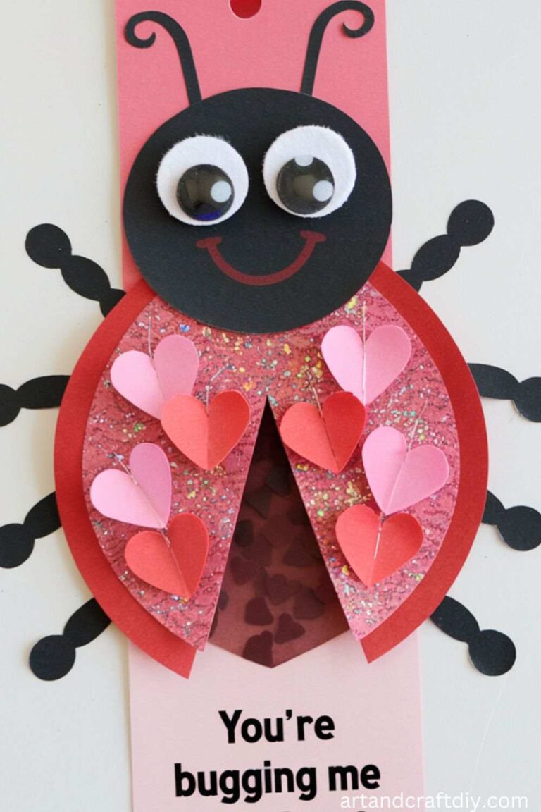 55+ Creative Love Bug Valentine Craft - DIY Art and Crafts Ideas