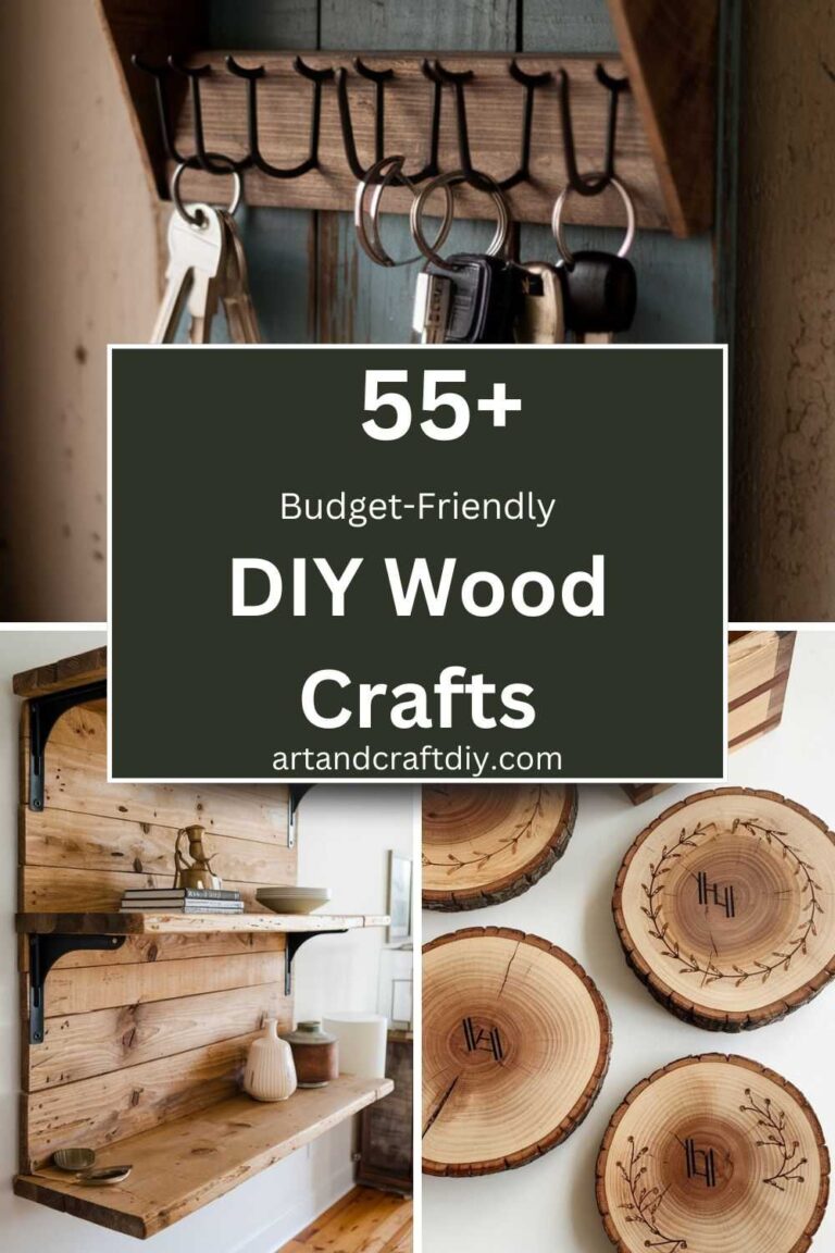 25 Budget-Friendly DIY Wood Crafts - DIY Art and Crafts Ideas