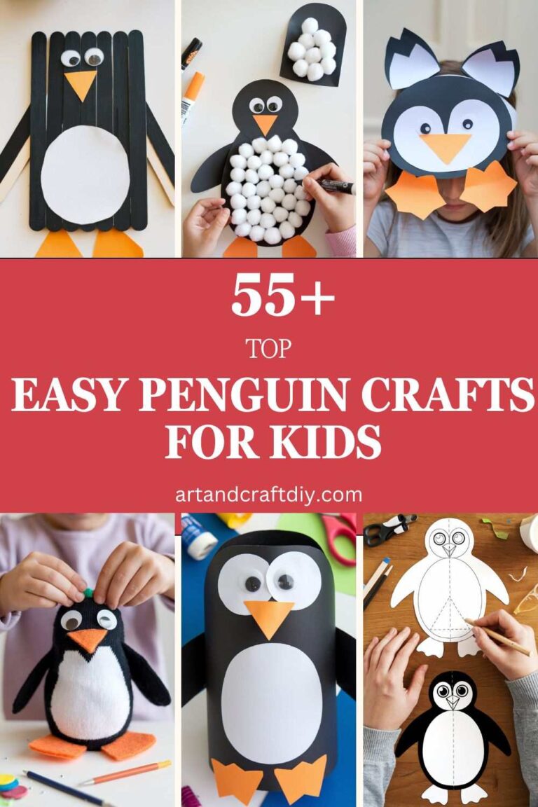 15 Top Easy Penguin Crafts For Kids - DIY Art and Crafts Ideas