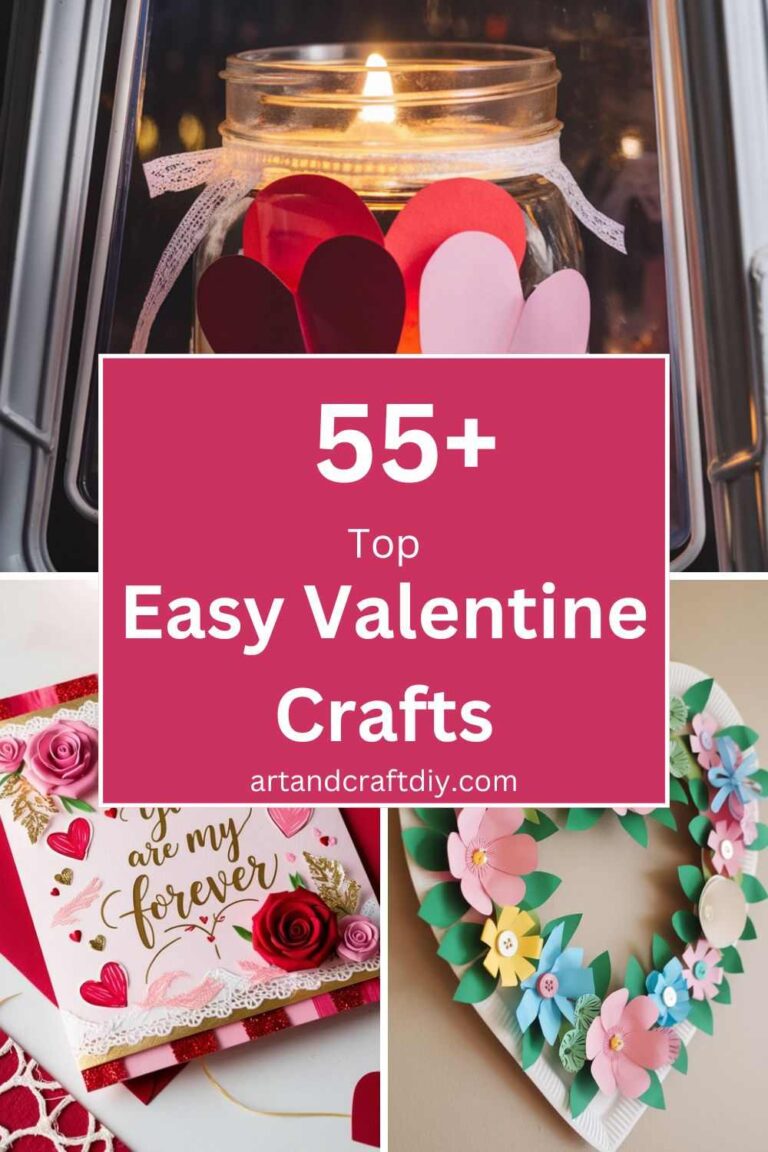 55+ Top Easy Valentine Crafts - DIY Art and Crafts Ideas