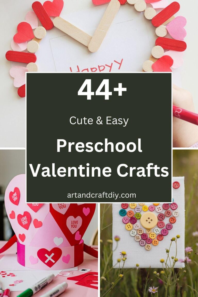 10 Cute & Easy Preschool Valentine Crafts - DIY Art and Crafts Ideas