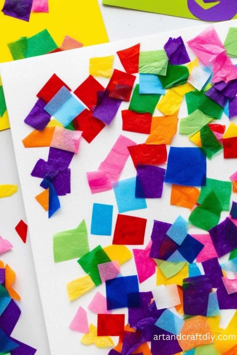 22 Creative Tissue Paper Art crafts for kids - DIY Art and Crafts Ideas