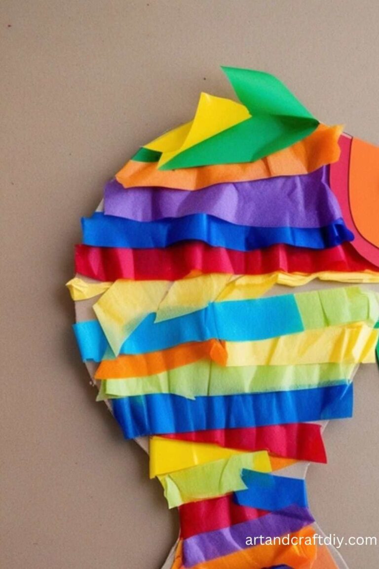 22 Creative Tissue Paper Art crafts for kids - DIY Art and Crafts Ideas