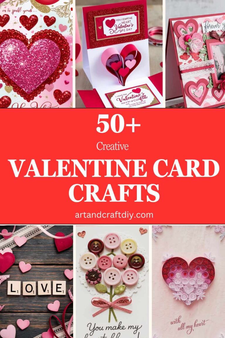 50+ Creative Valentine Card Crafts - DIY Art and Crafts Ideas