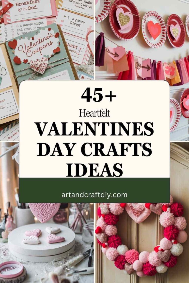 12 Heartfelt Valentines Day Crafts Ideas - DIY Art and Crafts Ideas