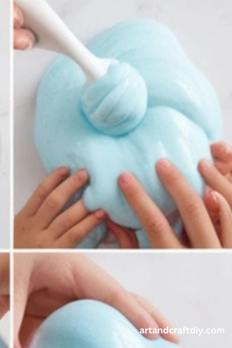 48+ Stretchy and Fluffy How to Make Cloud Slime Recipe - DIY Art and ...