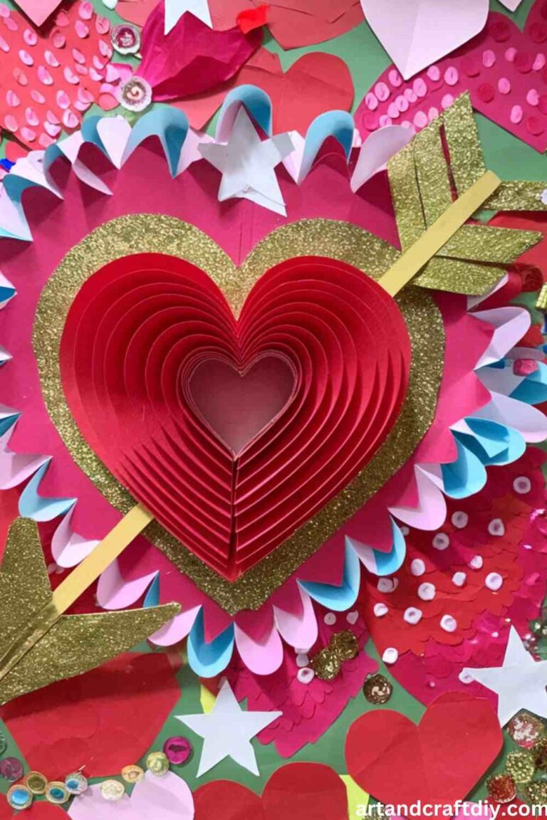 55+ Simple Construction Paper Crafts Valentine's Day - DIY Art and ...