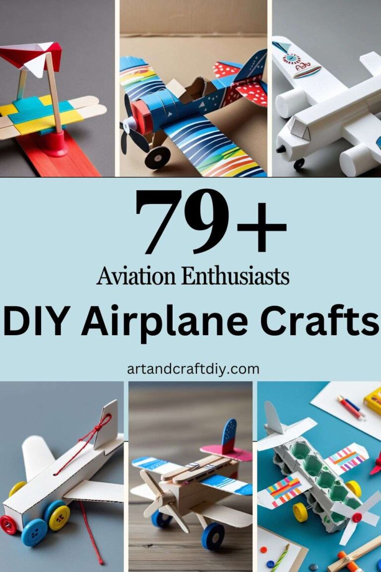 79+ Aviation Enthusiasts DIY Airplane Crafts - DIY Art and Crafts Ideas