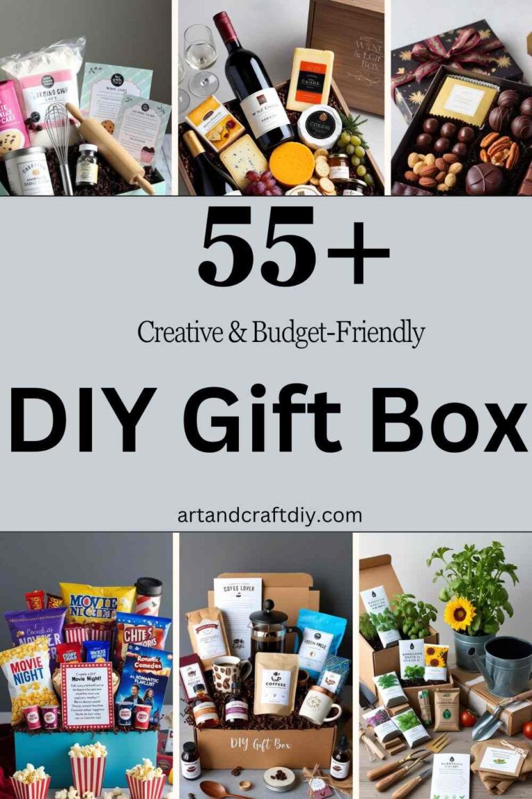 55+ Creative & Budget-Friendly DIY Gift Box - DIY Art and Crafts Ideas