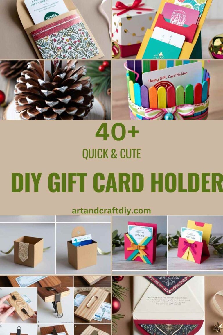 40+ Quick & Cute DIY Gift Card Holder - DIY Art and Crafts Ideas