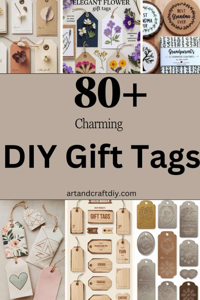 80+ Charming DIY Gift Tags - DIY Art and Crafts Ideas For Kids, Adults ...