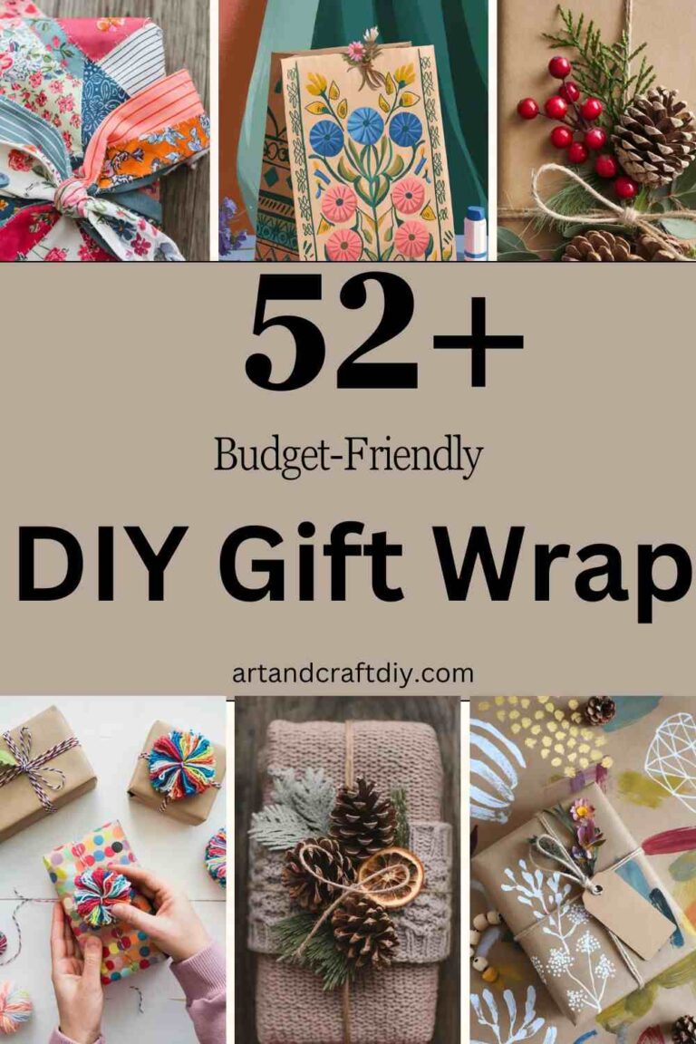52+ Budget-Friendly DIY Gift Wrap - DIY Art and Crafts Ideas