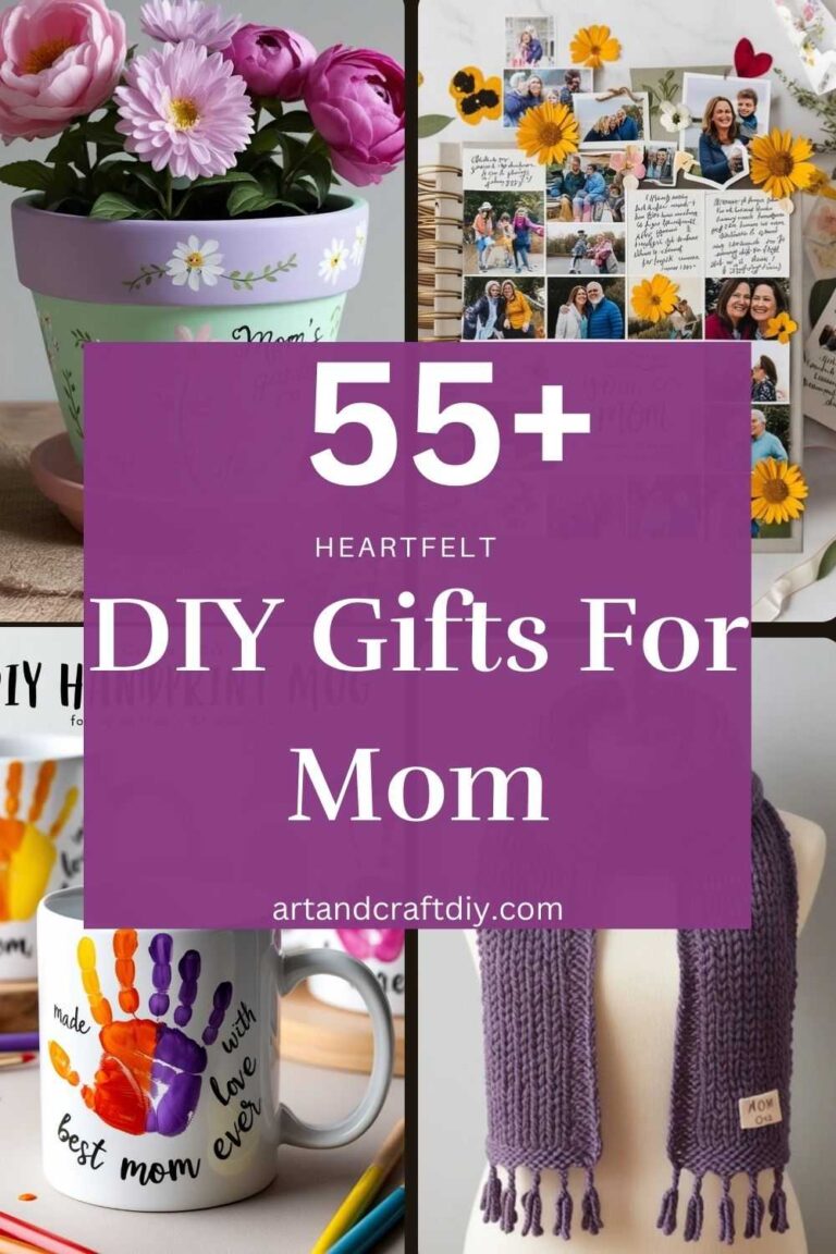 15 Heartfelt Diy Gifts For Mom Diy Art And Crafts Ideas