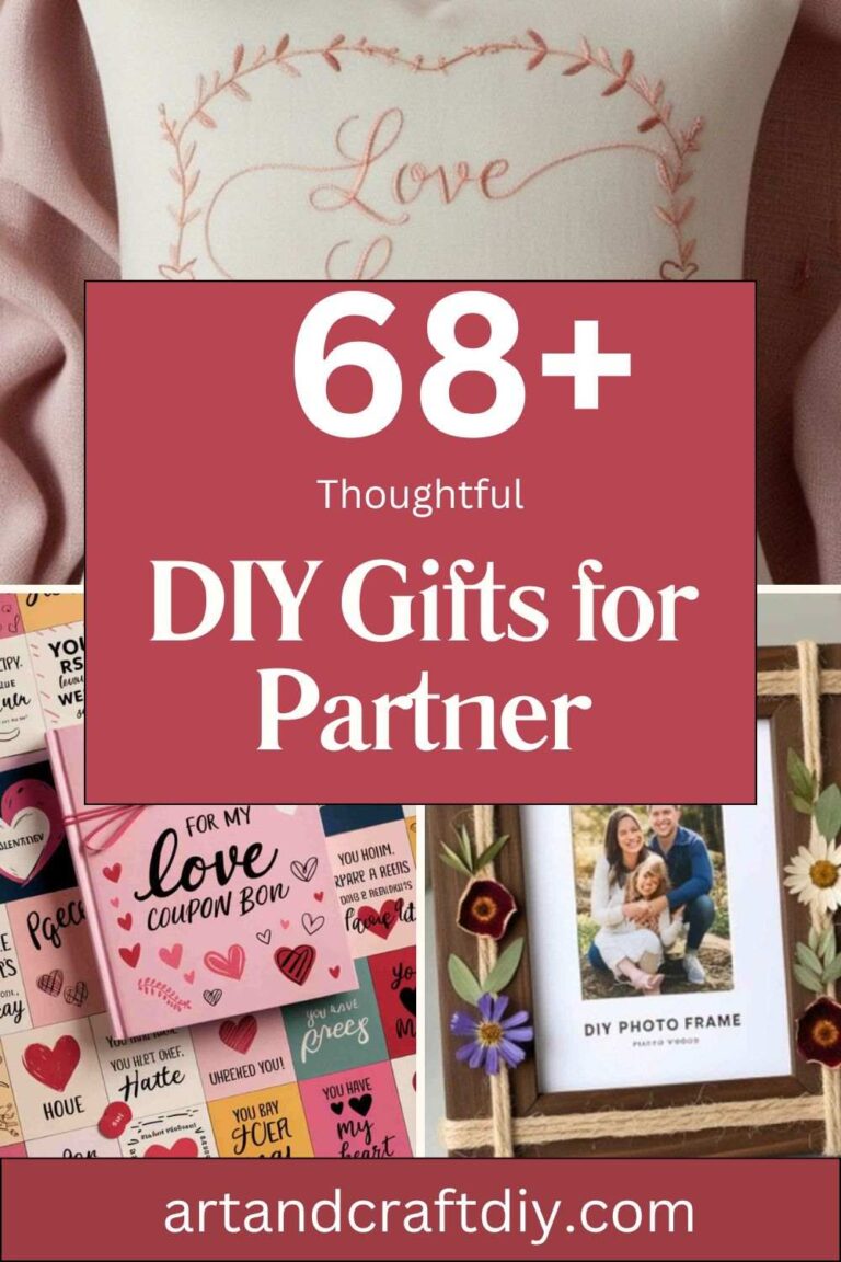 68+ Thoughtful DIY Gifts for Partner - DIY Art and Crafts Ideas