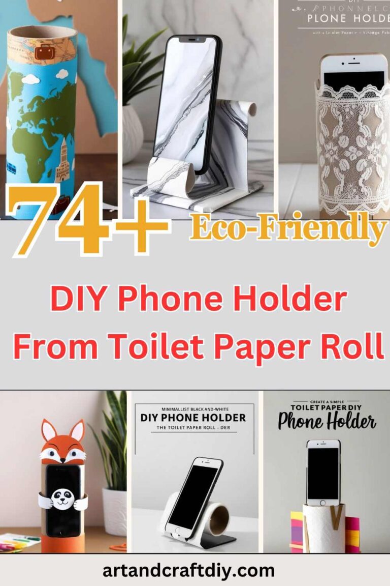 74+ Eco-Friendly DIY Phone Holder From Toilet Paper Roll - DIY Art and ...