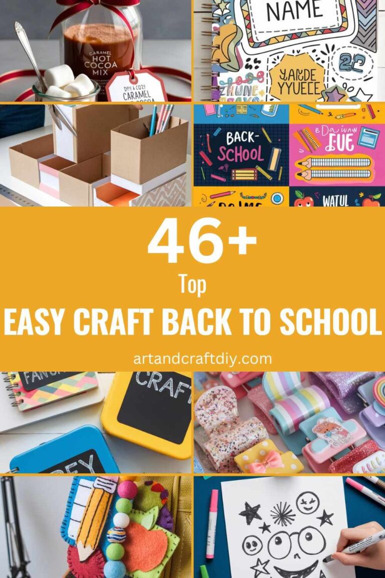 46+ Top Back to School Craft Ideas - DIY Art and Crafts Ideas