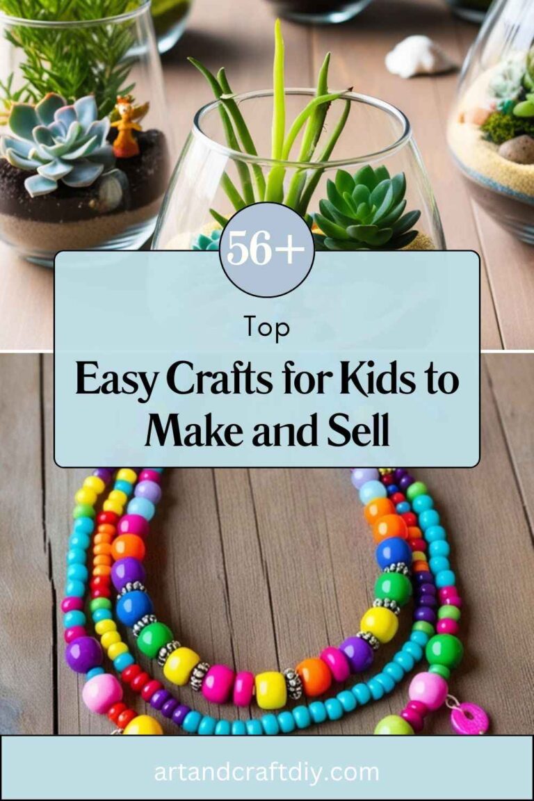 56+ Top Easy Crafts for Kids to Make and Sell - DIY Art and Crafts Ideas