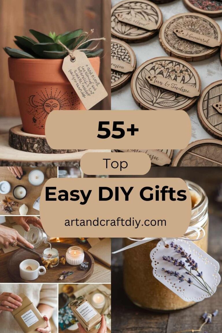 55+ Top Easy DIY Gifts - DIY Art and Crafts Ideas