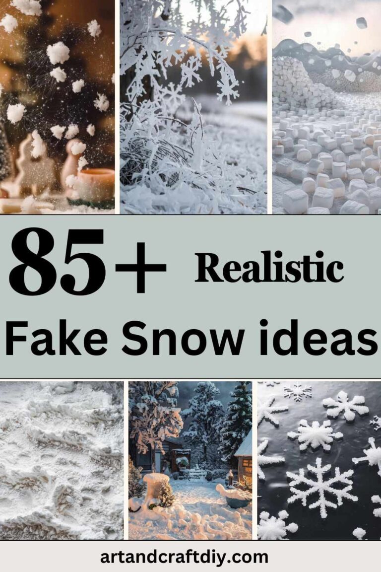 85+ Realistic Fake Snow ideas - DIY Art and Crafts Ideas