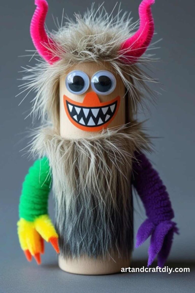 66+ Creative Peg monsters crafts - DIY Art and Crafts Ideas