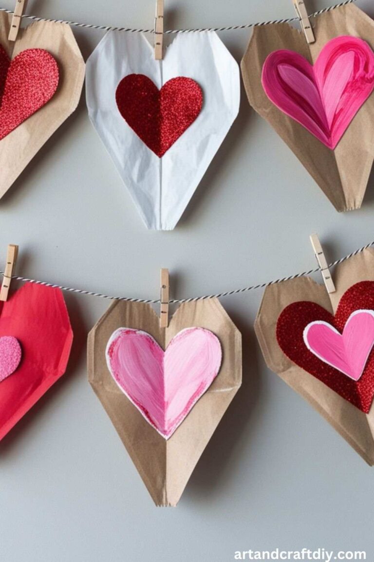70+ Cute Paper Bag Valentine Crafts - DIY Art and Crafts Ideas