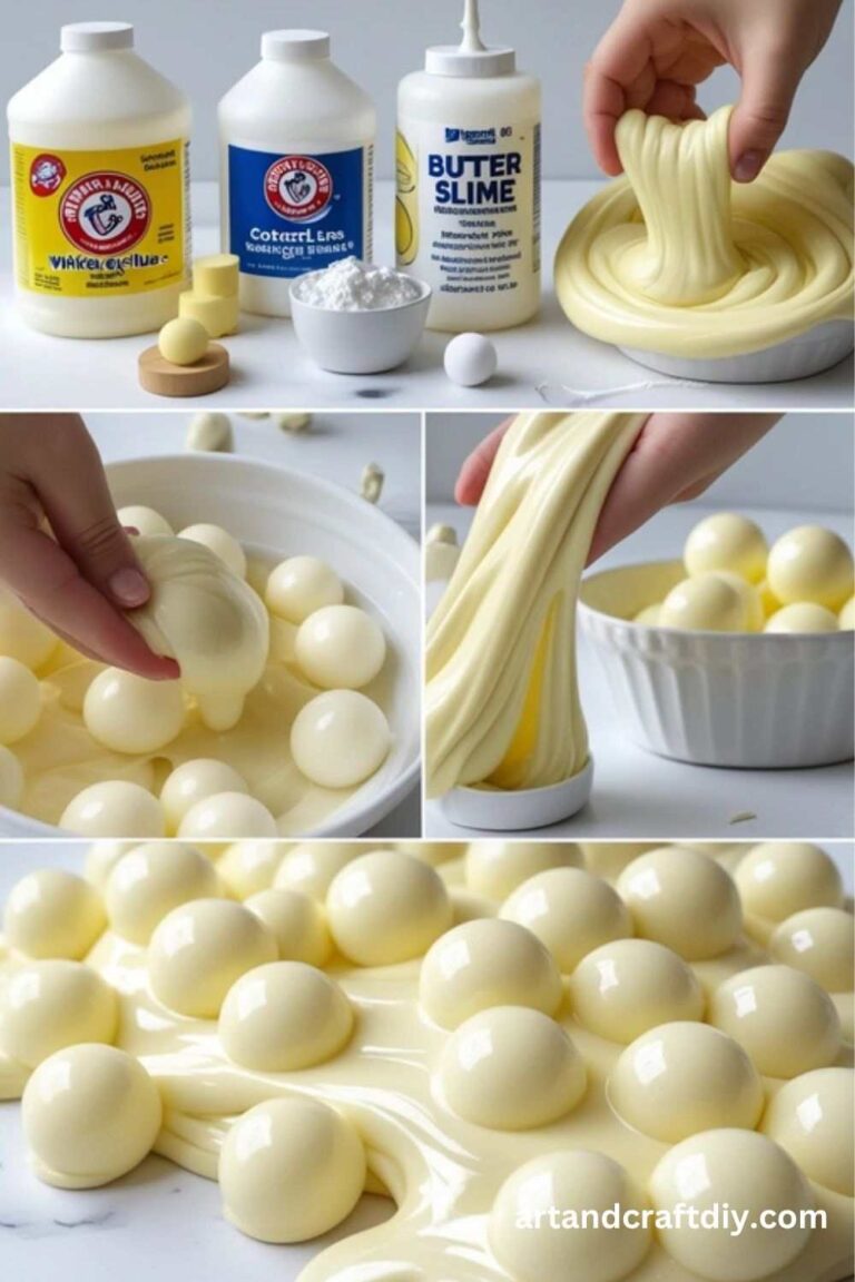 88+ So Soft, So Satisfying How to Make Butter Slime Recipe - DIY Art ...