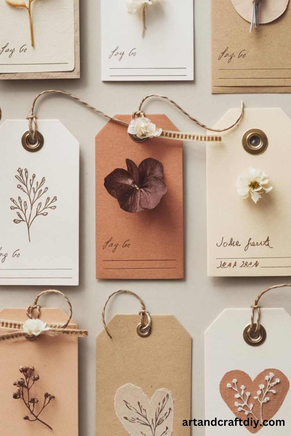80+ Charming DIY Gift Tags - DIY Art and Crafts Ideas