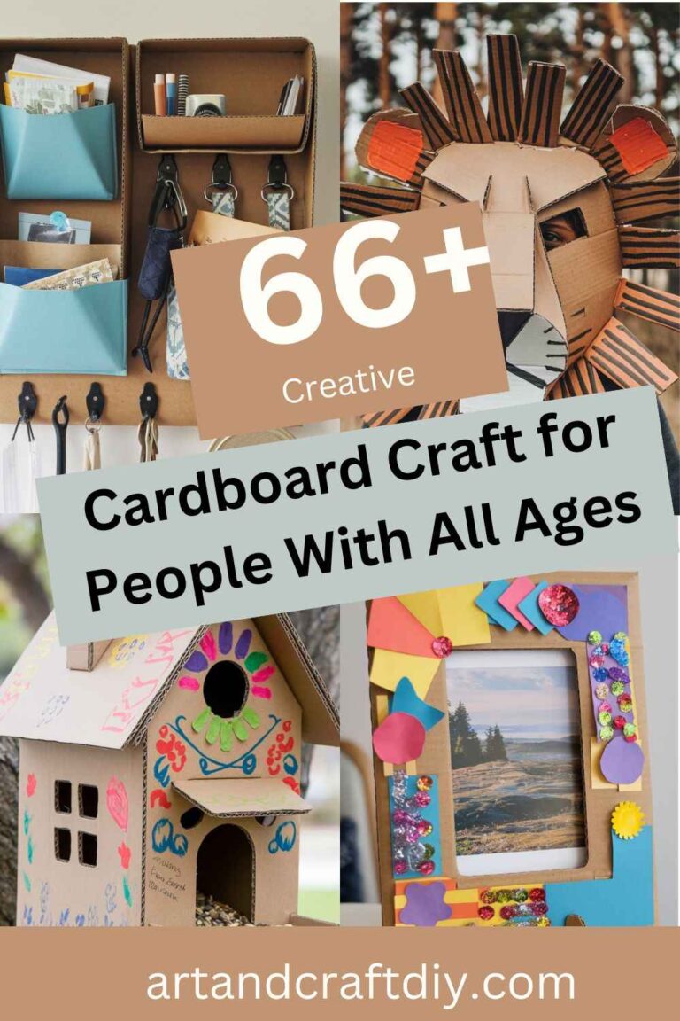 66+ Creative Cardboard Craft for People With All Ages - DIY Art and ...
