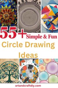55+ Simple & Fun Circle Drawing Ideas - DIY Art and Crafts Ideas
