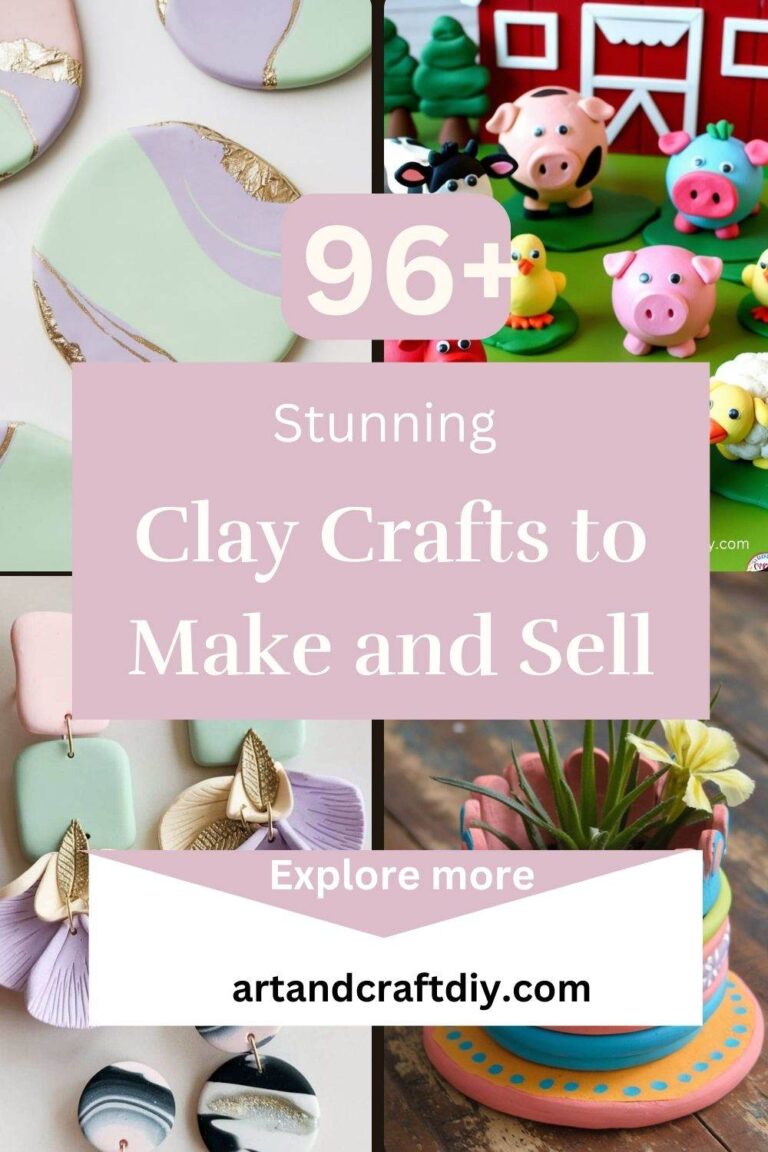 96+ Stunning Clay Crafts to Make and Sell - DIY Art and Crafts Ideas