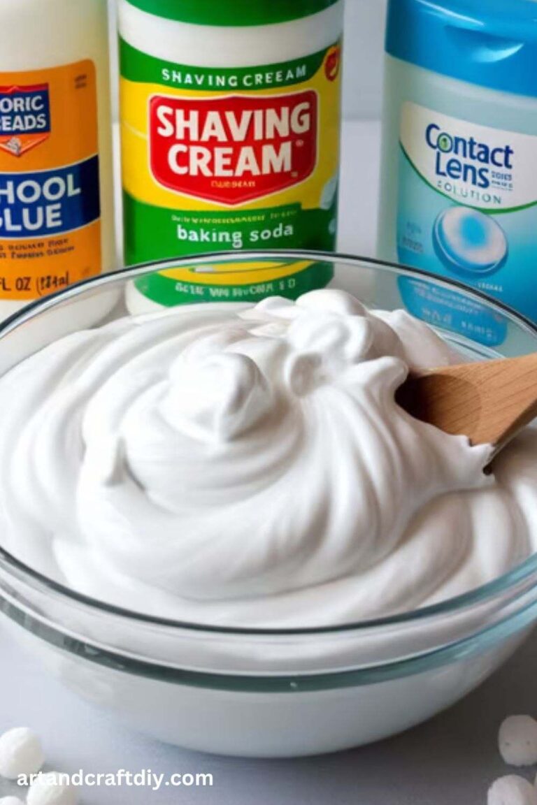 74+ Bouncy & Fun How to Make Slime With Shaving Cream - DIY Art and ...