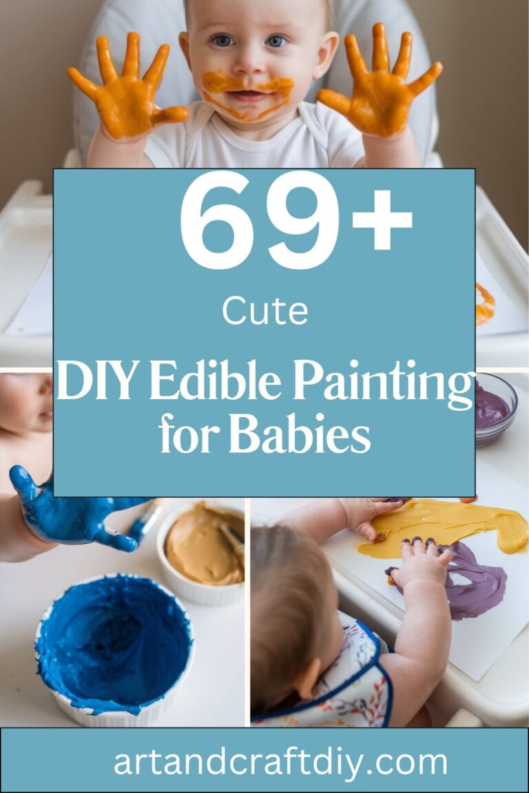 69+ Cute DIY Edible Painting for Babies - DIY Art and Crafts Ideas