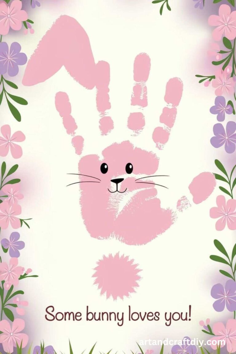 87+ Cute & Easy Handprint Bunnies - DIY Art and Crafts Ideas For Kids ...