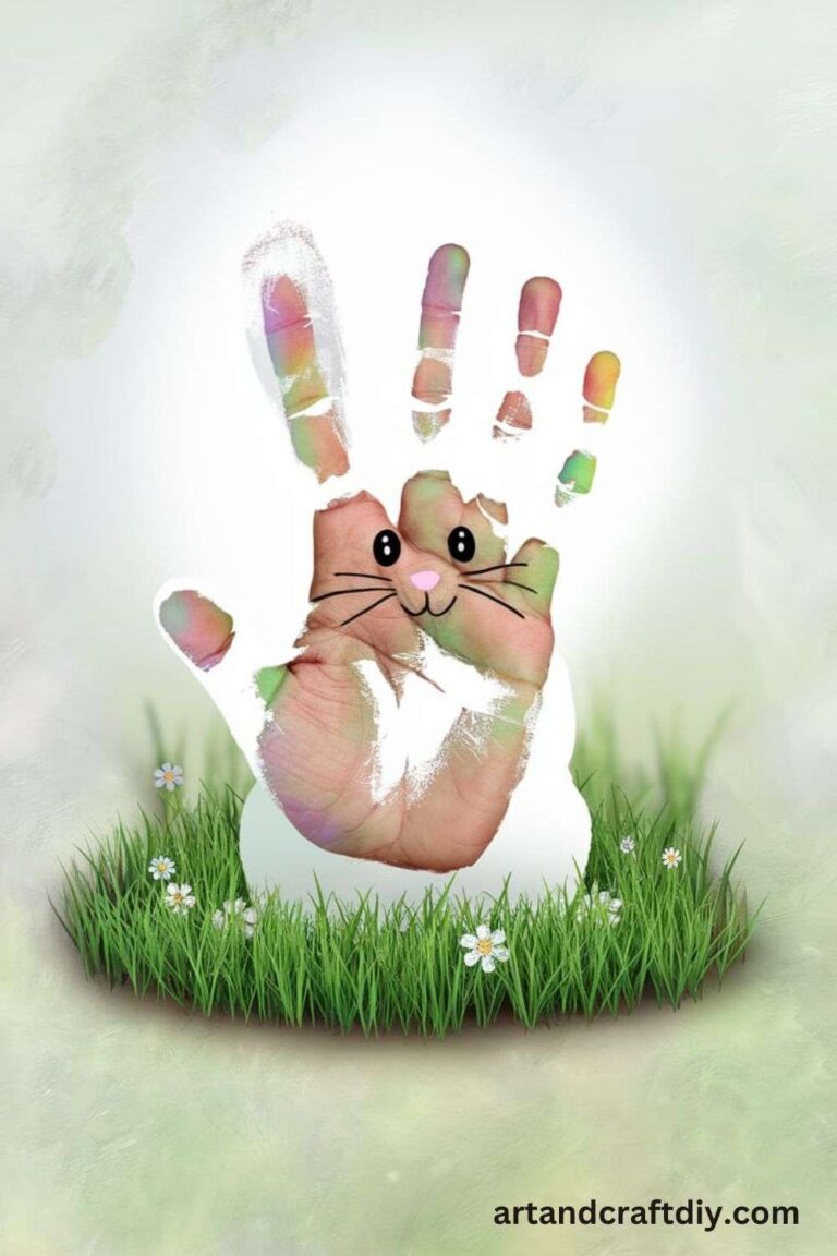 87+ Cute & Easy Handprint Bunnies - DIY Art and Crafts Ideas For Kids ...