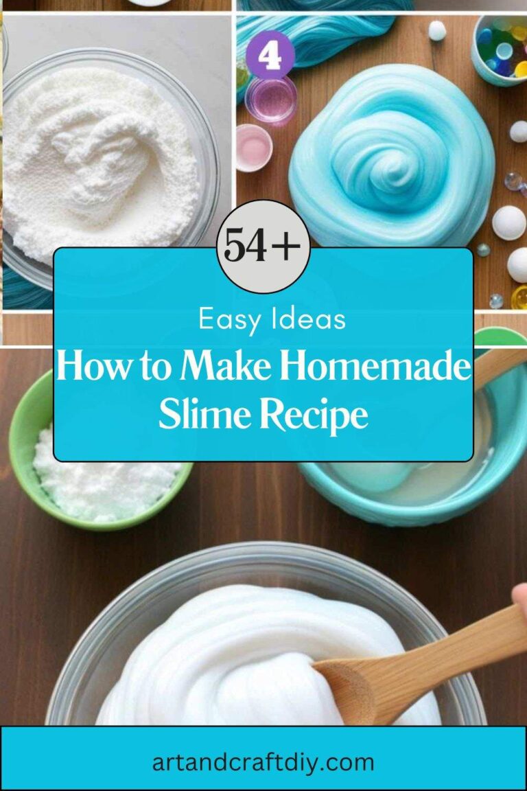 54+ Easy Ideas How to Make Homemade Slime Recipe - DIY Art and Crafts Ideas