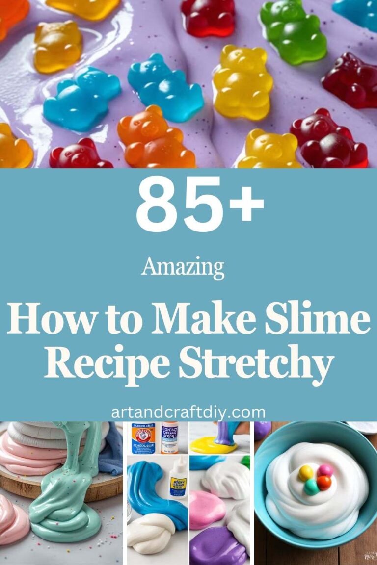 85+ Amazing Ways How to Make Slime Recipe Stretchy - DIY Art and Crafts ...