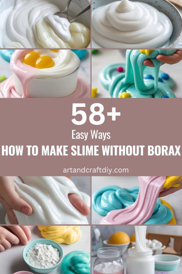 58+ Easy Ways How to Make Slime Without Borax - DIY Art and Crafts Ideas
