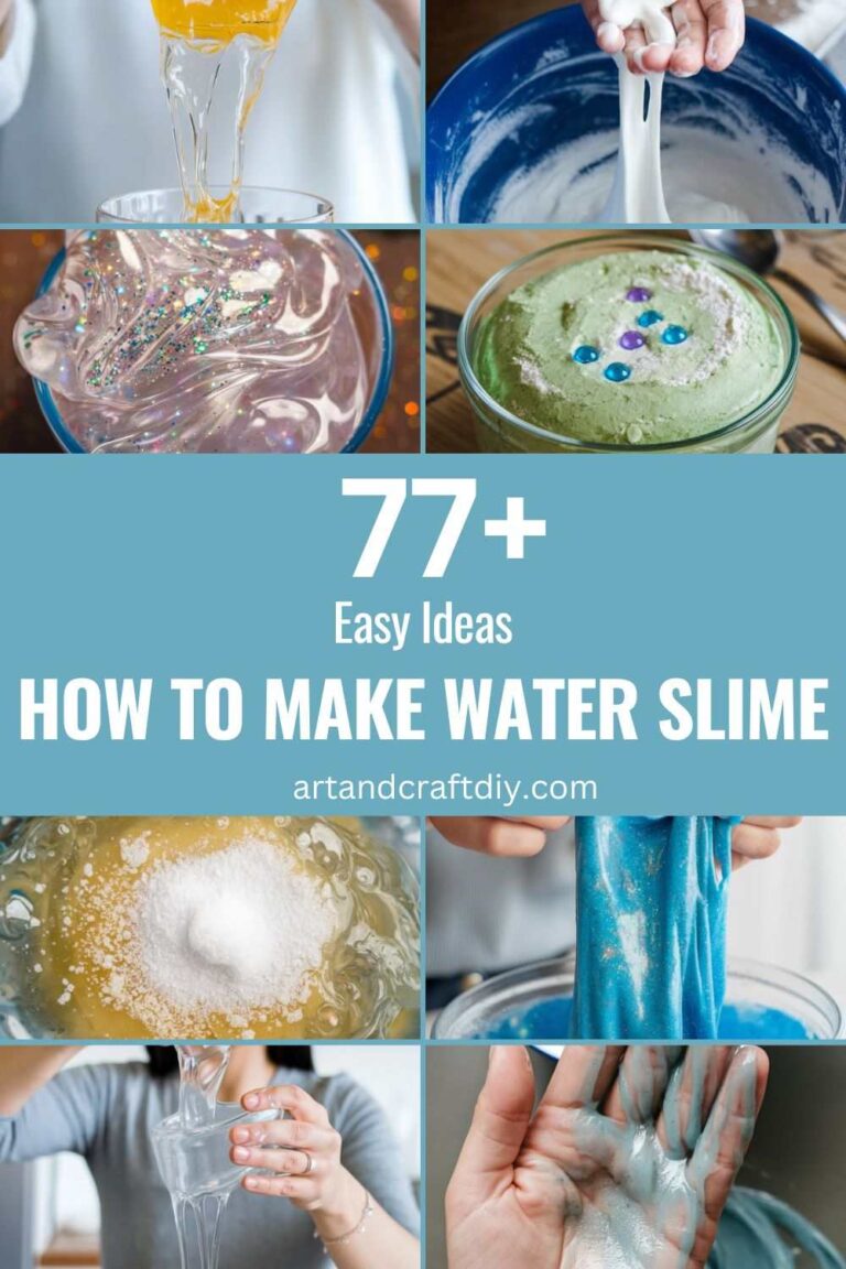 77+ Easy Ideas How to Make Water Slime - DIY Art and Crafts Ideas