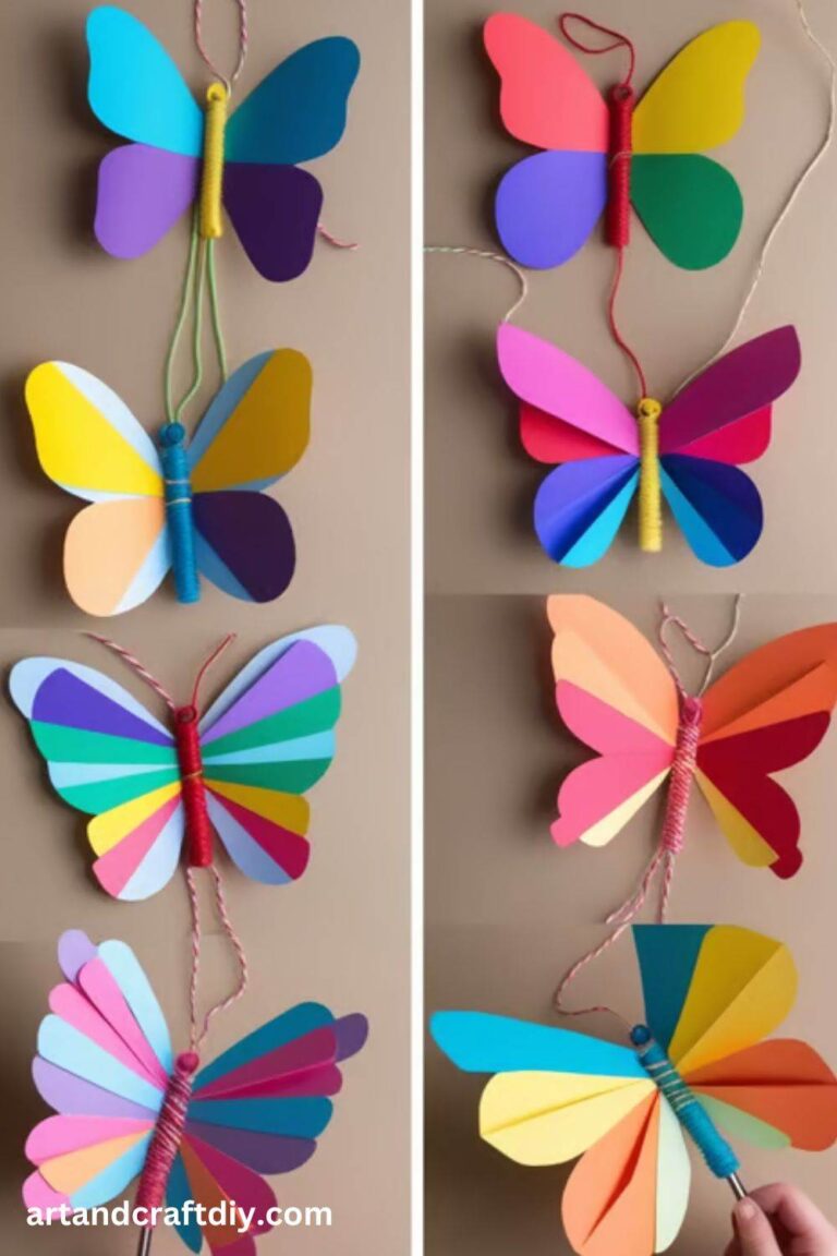 56+ Graceful Flapping Butterfly Craft - DIY Art and Crafts Ideas