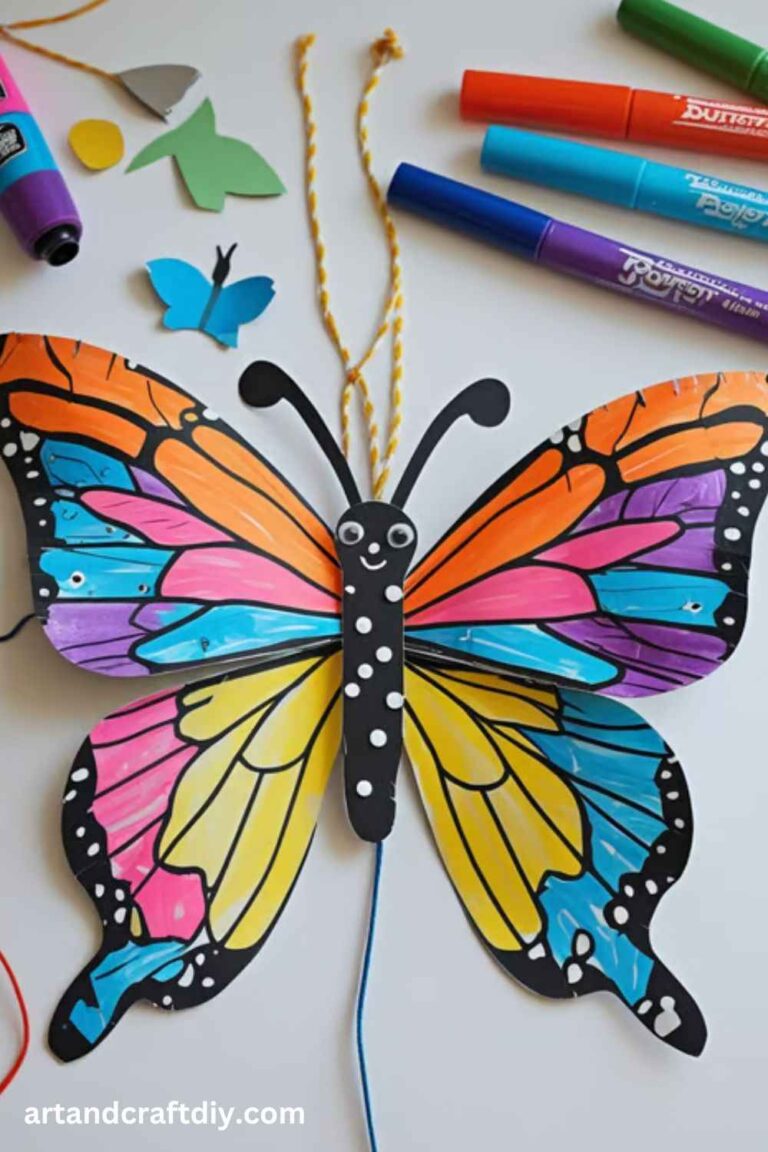 56+ Graceful Flapping Butterfly Craft - DIY Art and Crafts Ideas
