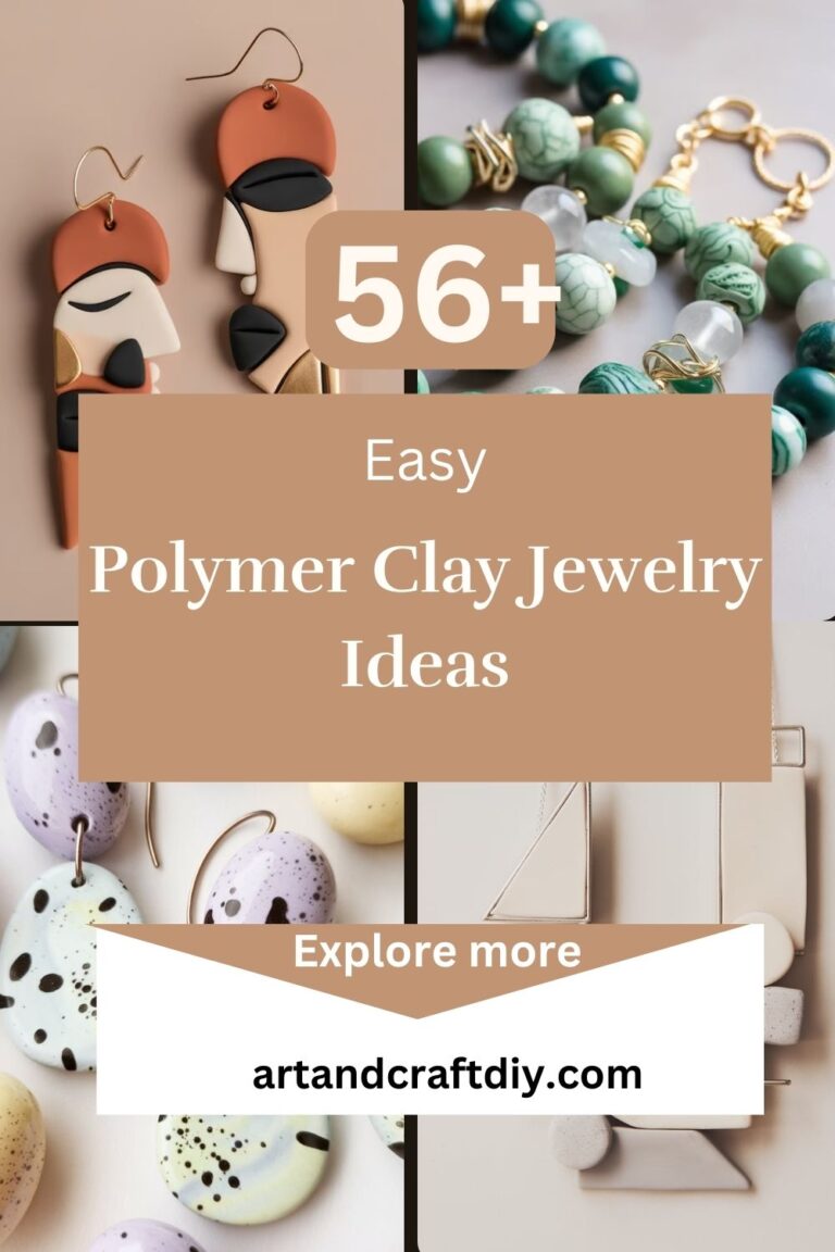 56+ Easy Polymer Clay Jewelry - DIY Art and Crafts Ideas