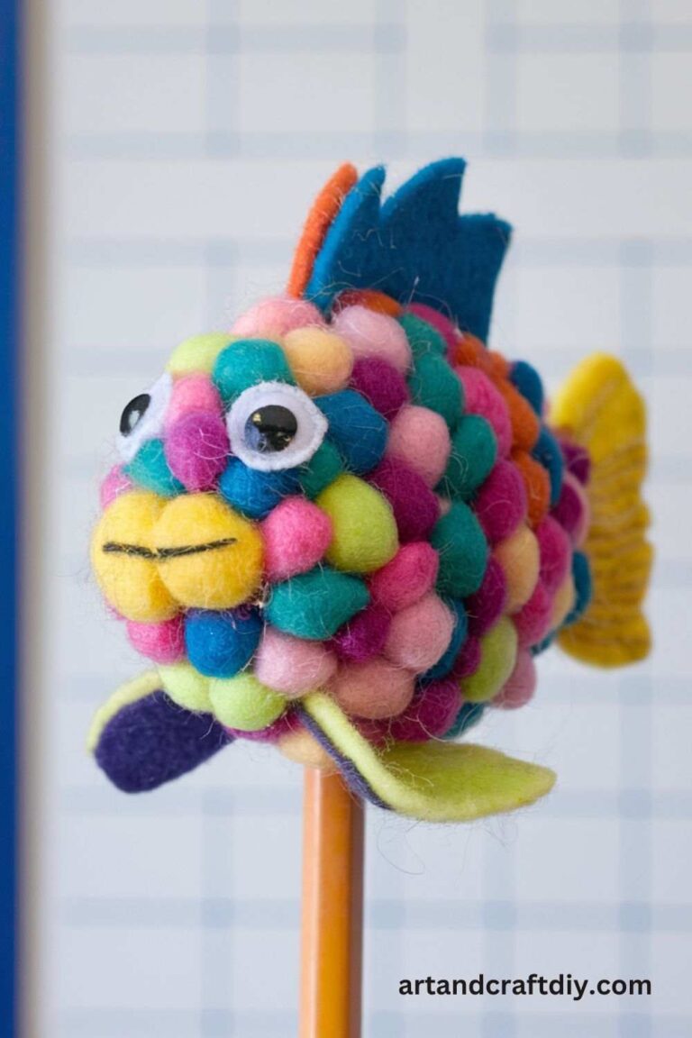 69+ Cute Pom Pom Fish Crafts - DIY Art and Crafts Ideas