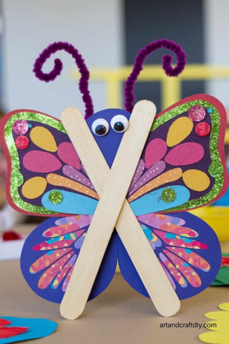 56+ Graceful Flapping Butterfly Craft - DIY Art and Crafts Ideas
